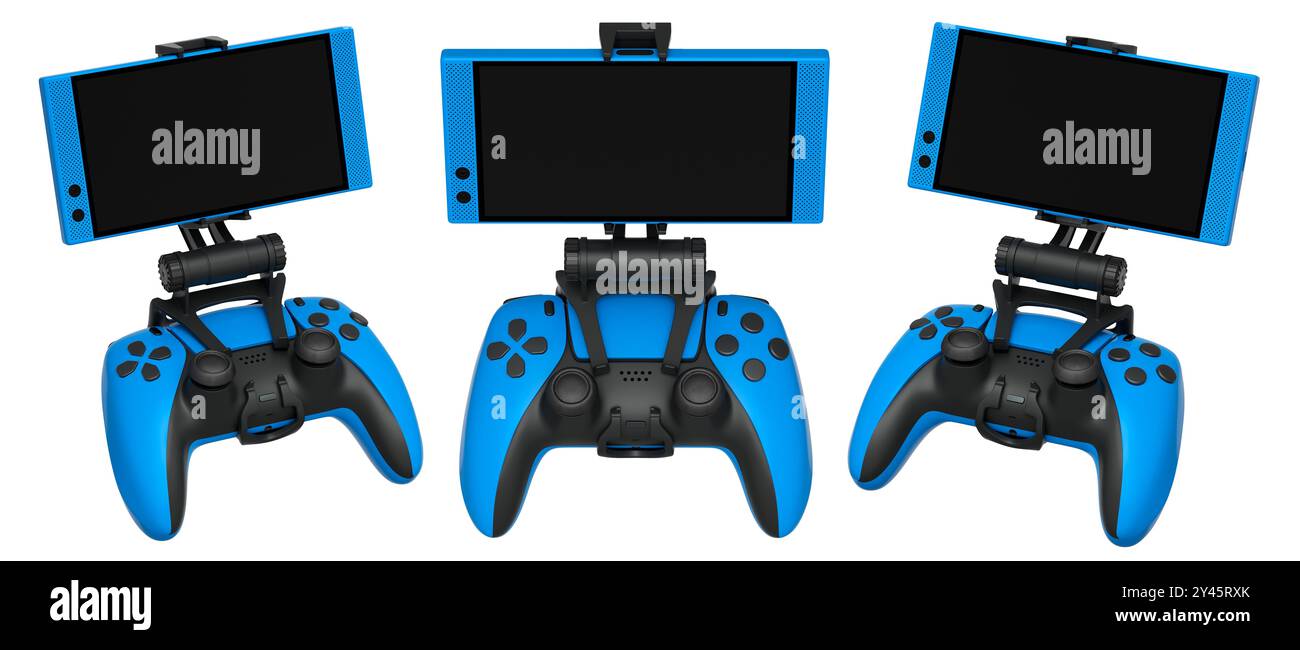 Set of mobile game controllers designed for a truly immersive and ...