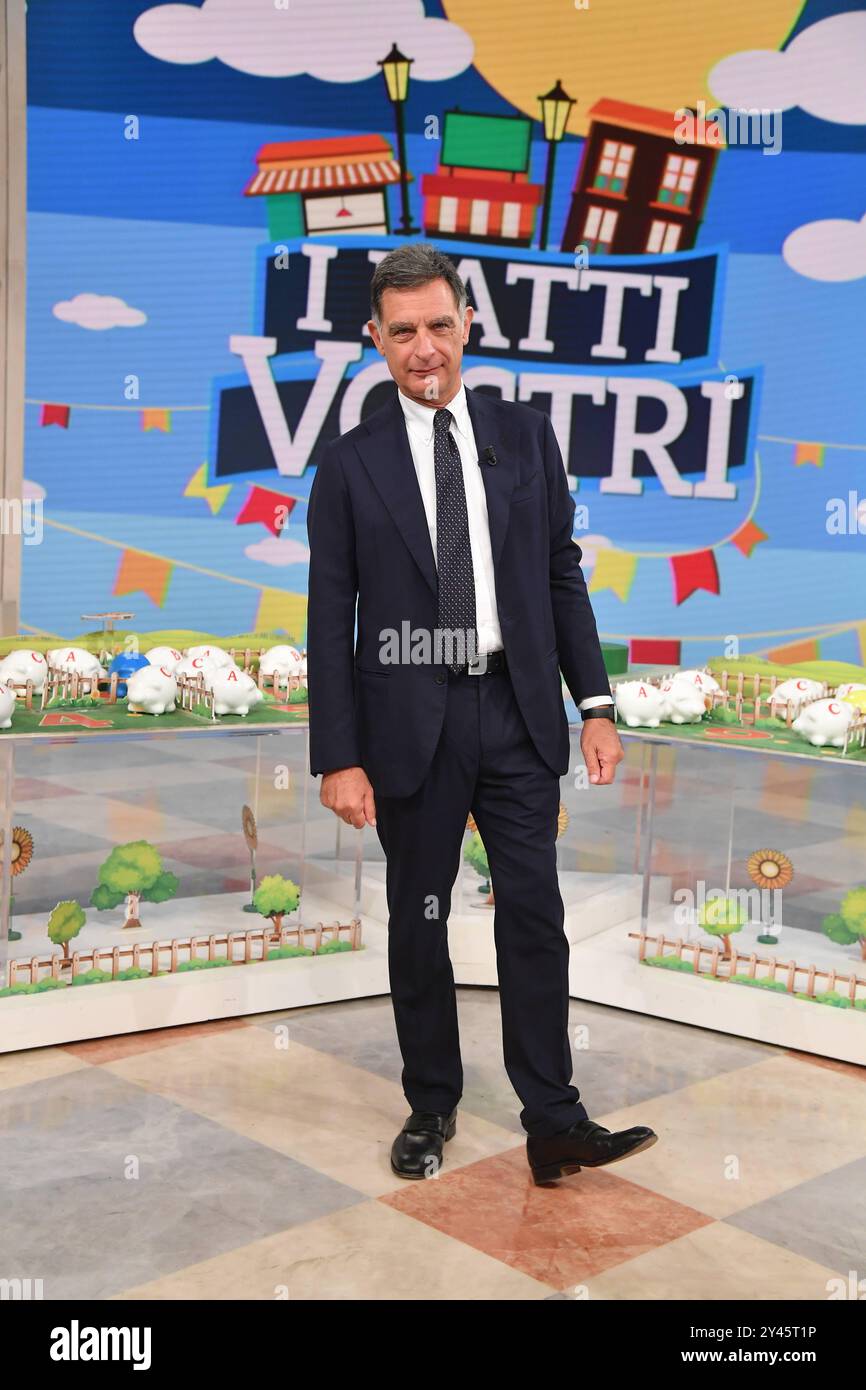 Rome: Rai Studios Via Teulada. Transmission of Your Facts. In the photo ...