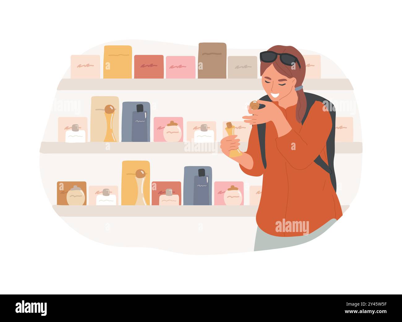 Duty free isolated cartoon vector illustrations Stock Vector Image ...