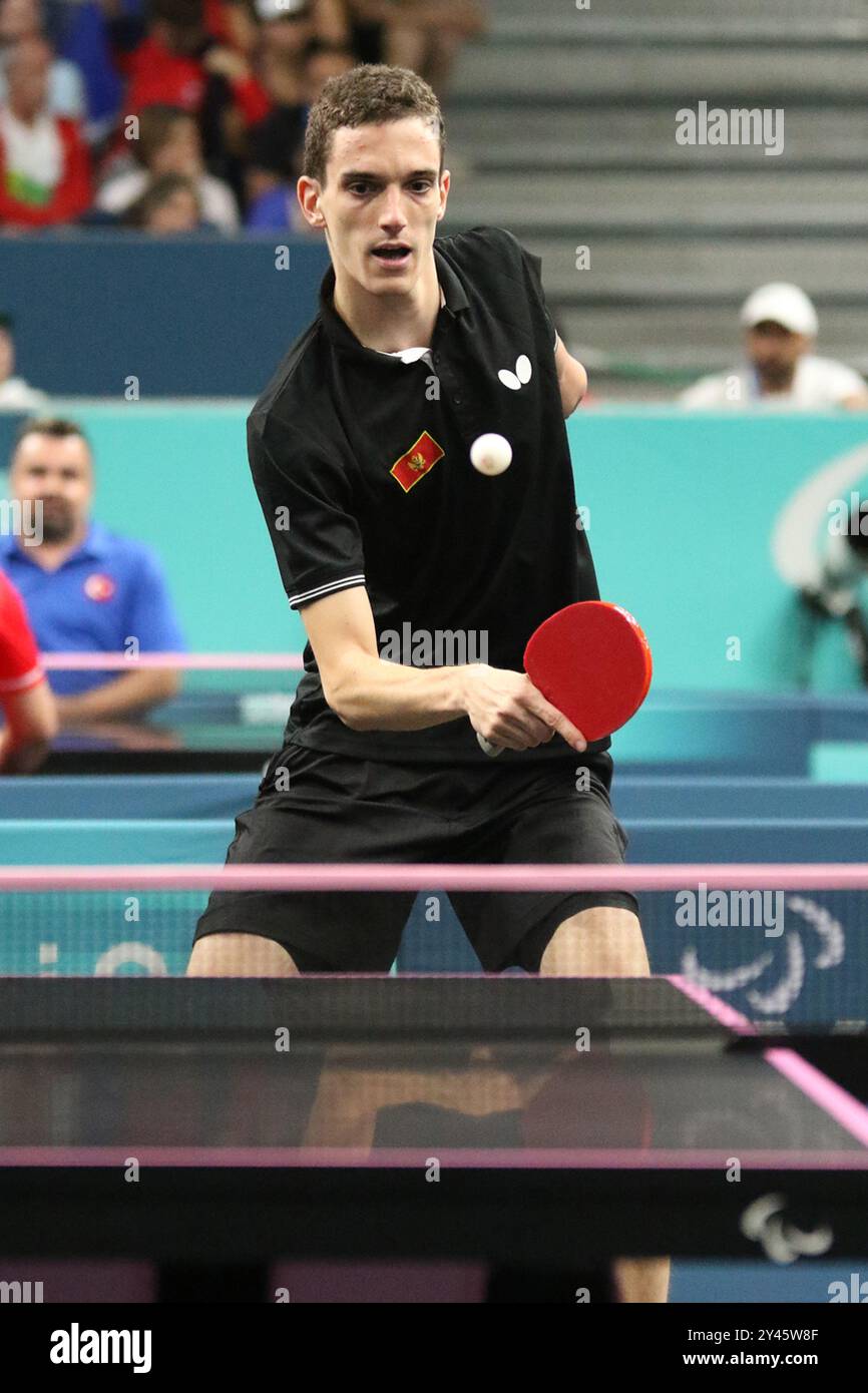 Filip RADOVIC of Montenegro in the Para Table Tennis - Men's Singles ...