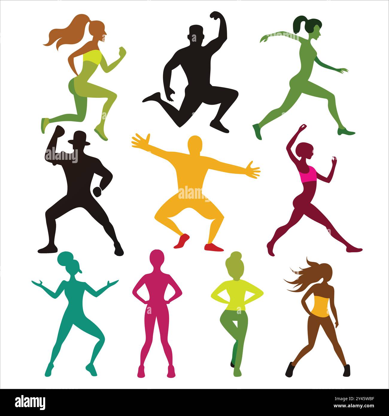 Gym art Stock Vector Images - Alamy