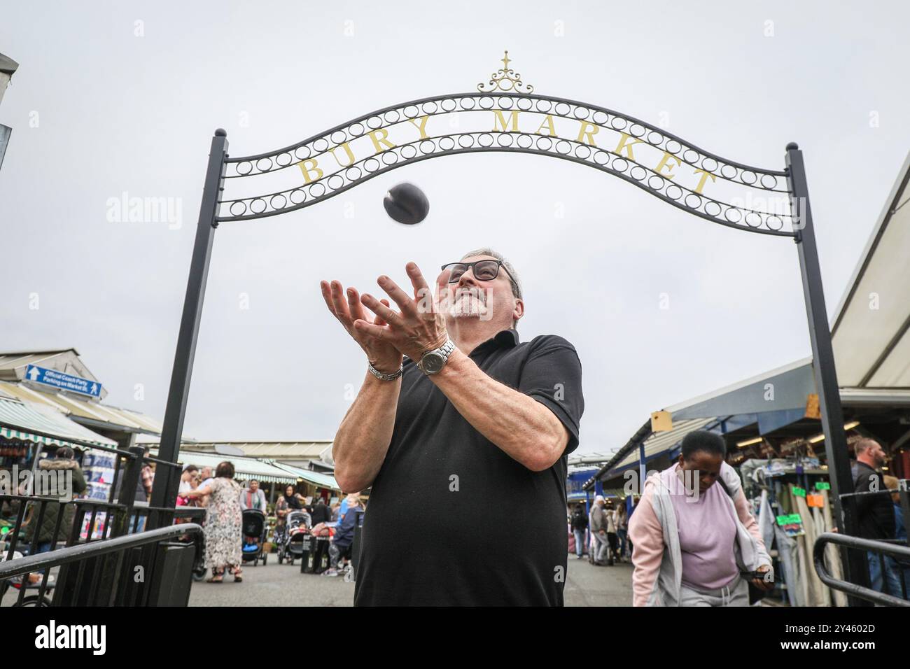 7 September 2024. Bury, Lancashire UK. The World Black Pudding Throwing ...