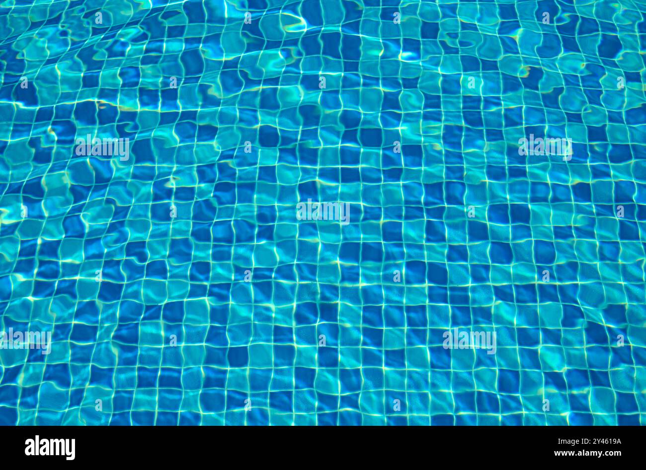 Sunlight Reflection in Pool Water Stock Photo - Alamy