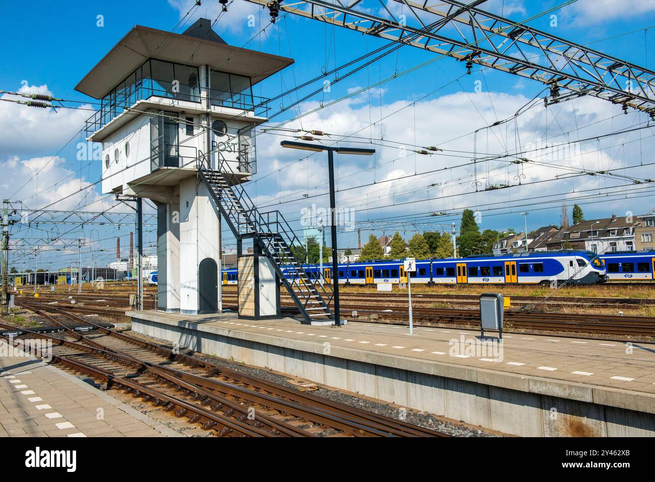 Watch House at Platform Historical Watch House overseeing the tracks ...