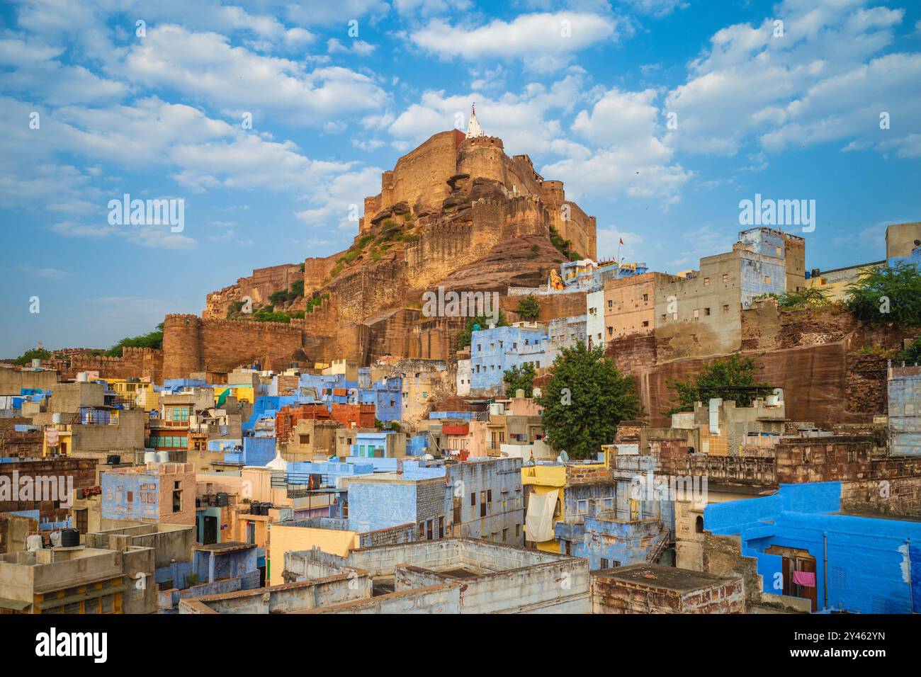 Mehrangarh Fort located at jodhpur, the blue city, in rajasthan, india ...