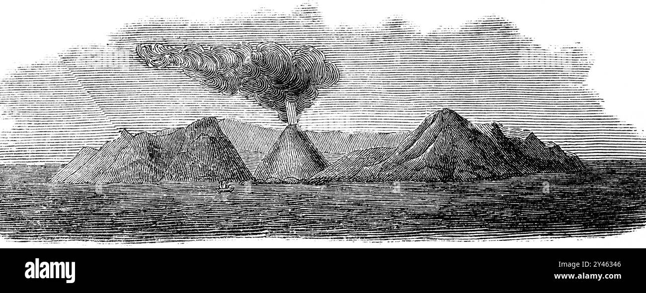 Barren Island Volcano in the Bay of Bengal, Bengal, India, Asia Stock ...