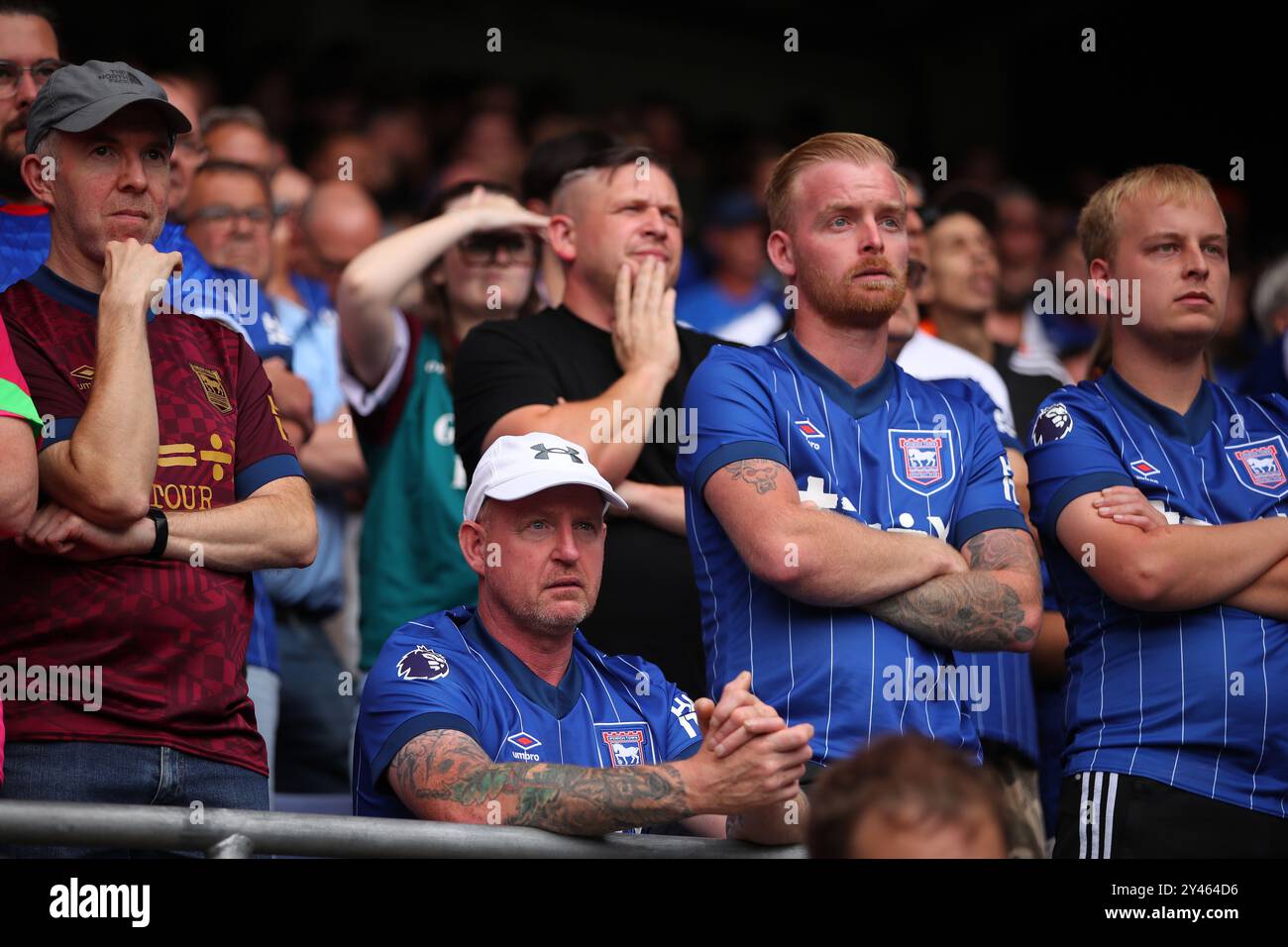 Ipswich Town fans - Ipswich Town v Fulham, Premier League, Portman Road ...