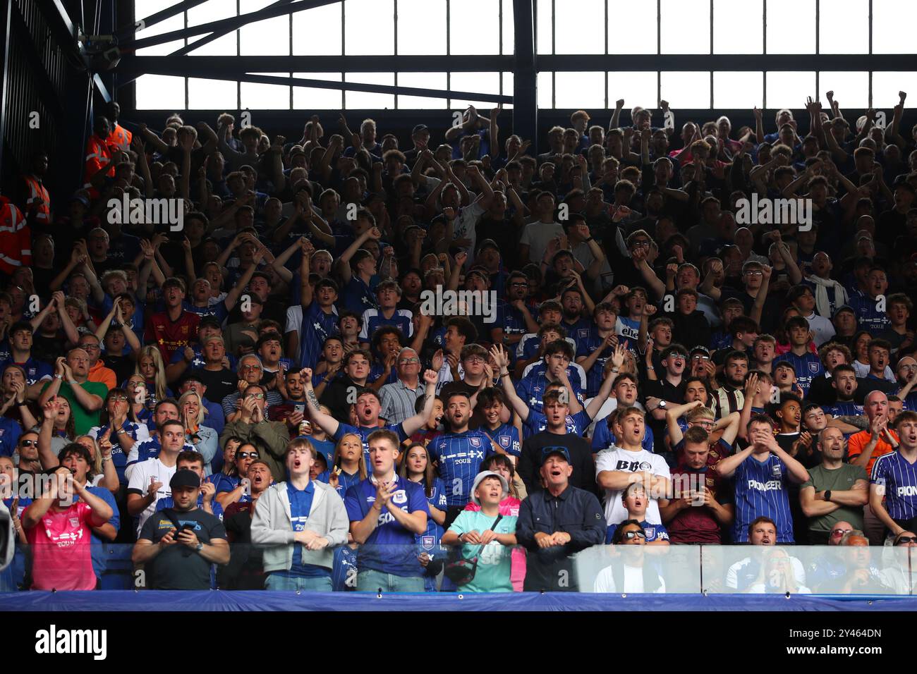 Ipswich Town fans - Ipswich Town v Fulham, Premier League, Portman Road ...