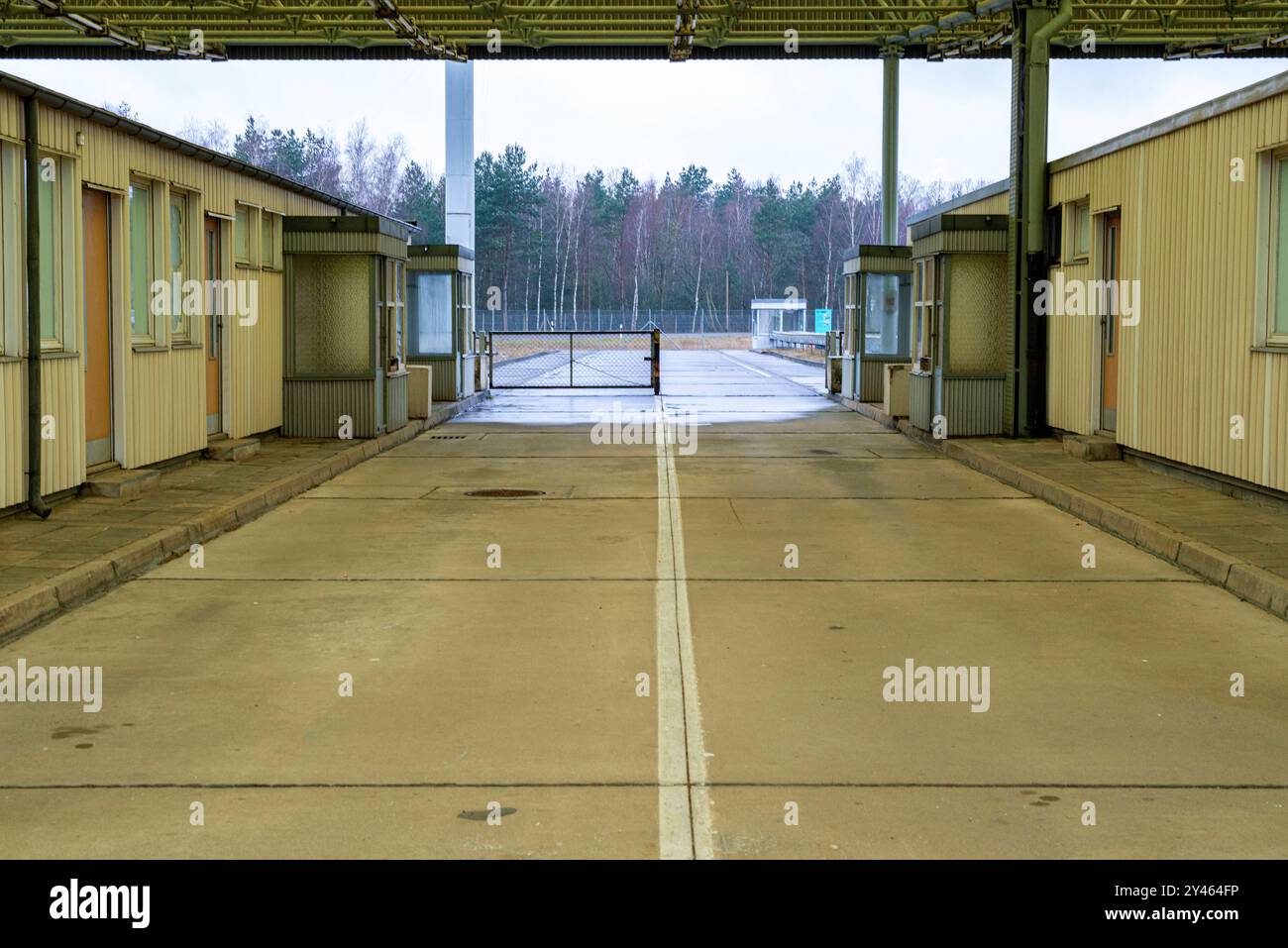 DDR Border Crossing Helmstedt-Marienborn Former DDR Border Crossing ...