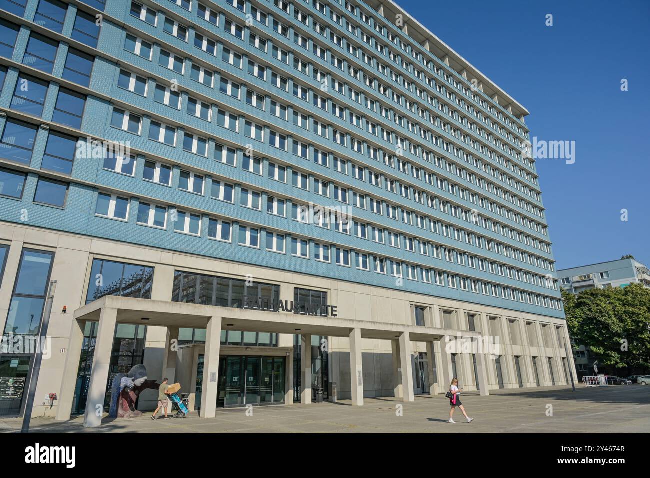 Rathaus Mitte, Karl-Marx-Allee, Mitte, Berlin, Deutschland Stock Photo ...
