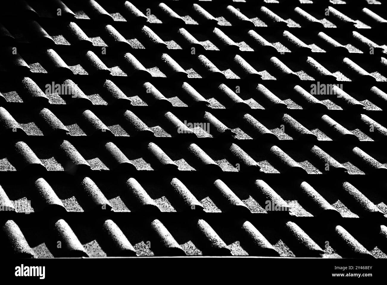 Roof close up detail Black and White Stock Photos & Images - Alamy