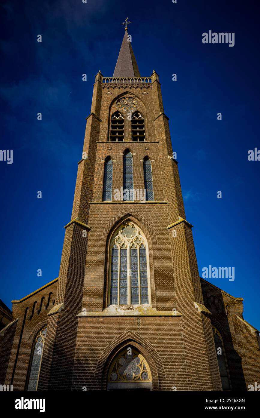 St Victor's Victorkerk， Roman Catholic Church steeple in Batenburg ...