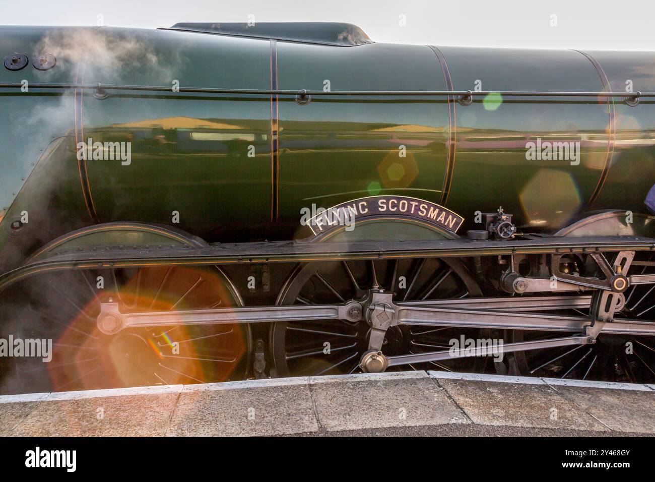 The Flying Scotsman Steam Train Stock Photo - Alamy