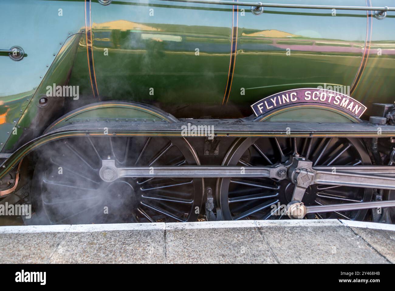 The Flying Scotsman Steam Train Stock Photo - Alamy