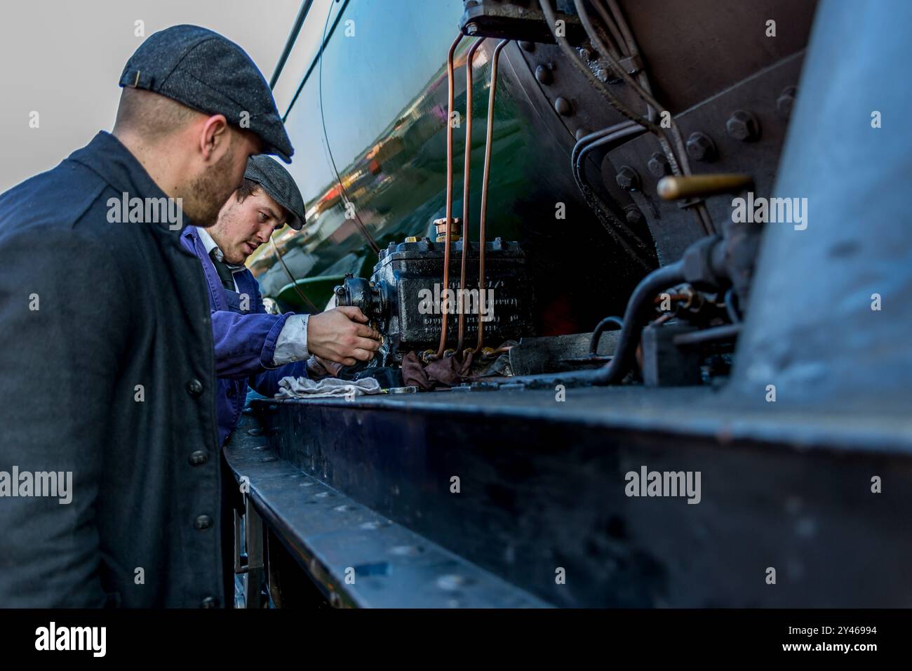 The Flying Scotsman Steam Train Stock Photo - Alamy