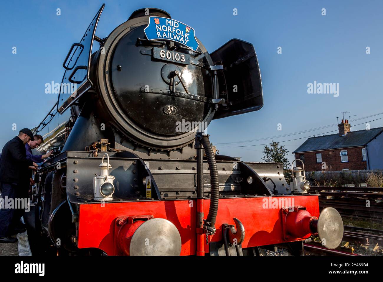 The Flying Scotsman Steam Train Stock Photo - Alamy