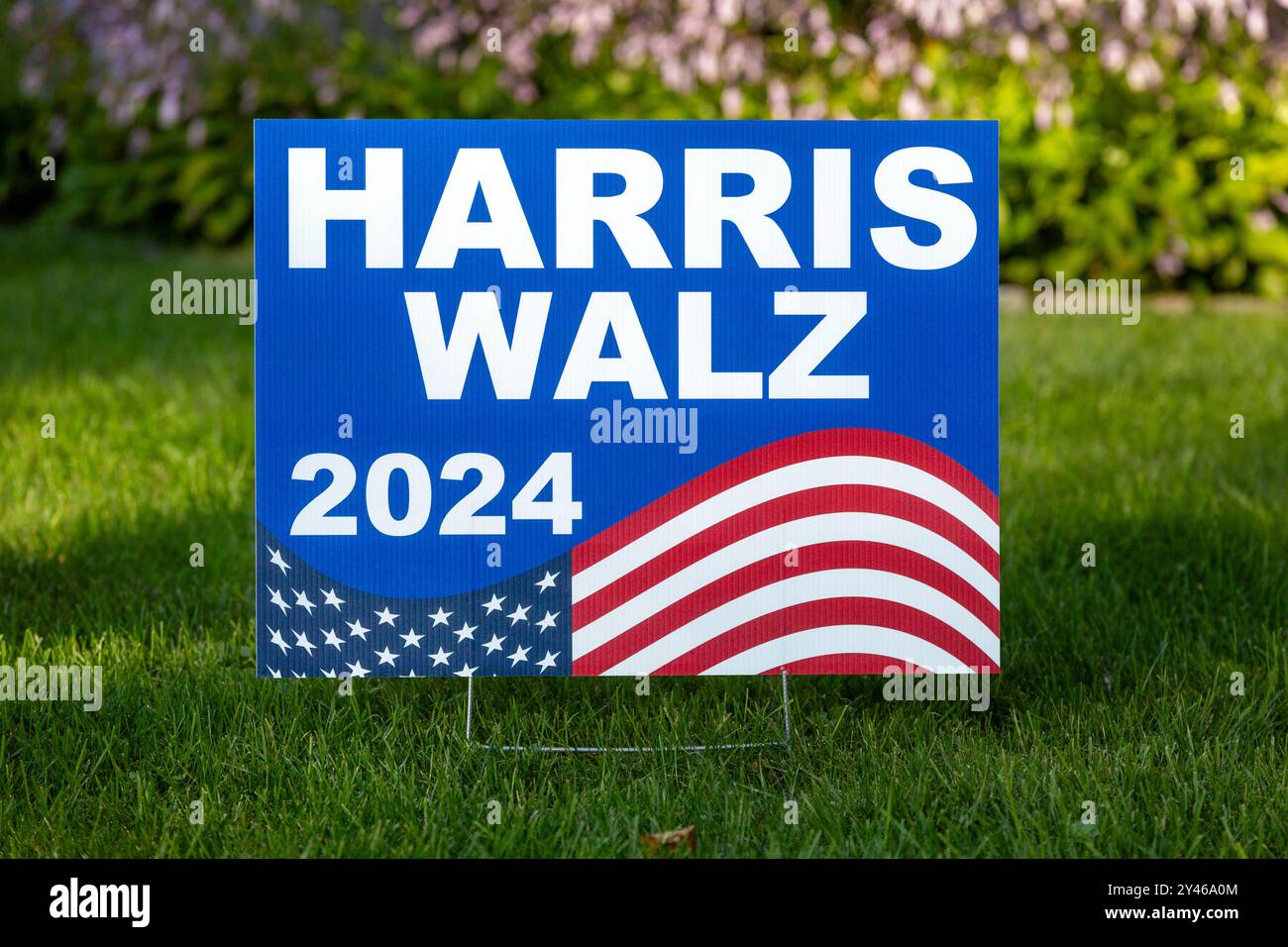 2024 US presidential election yard sign for democrats Vice-President ...