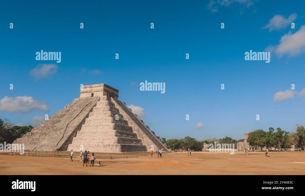 El Castillo (also known as the Temple of Kukulcan) is a Mesoamerican ...