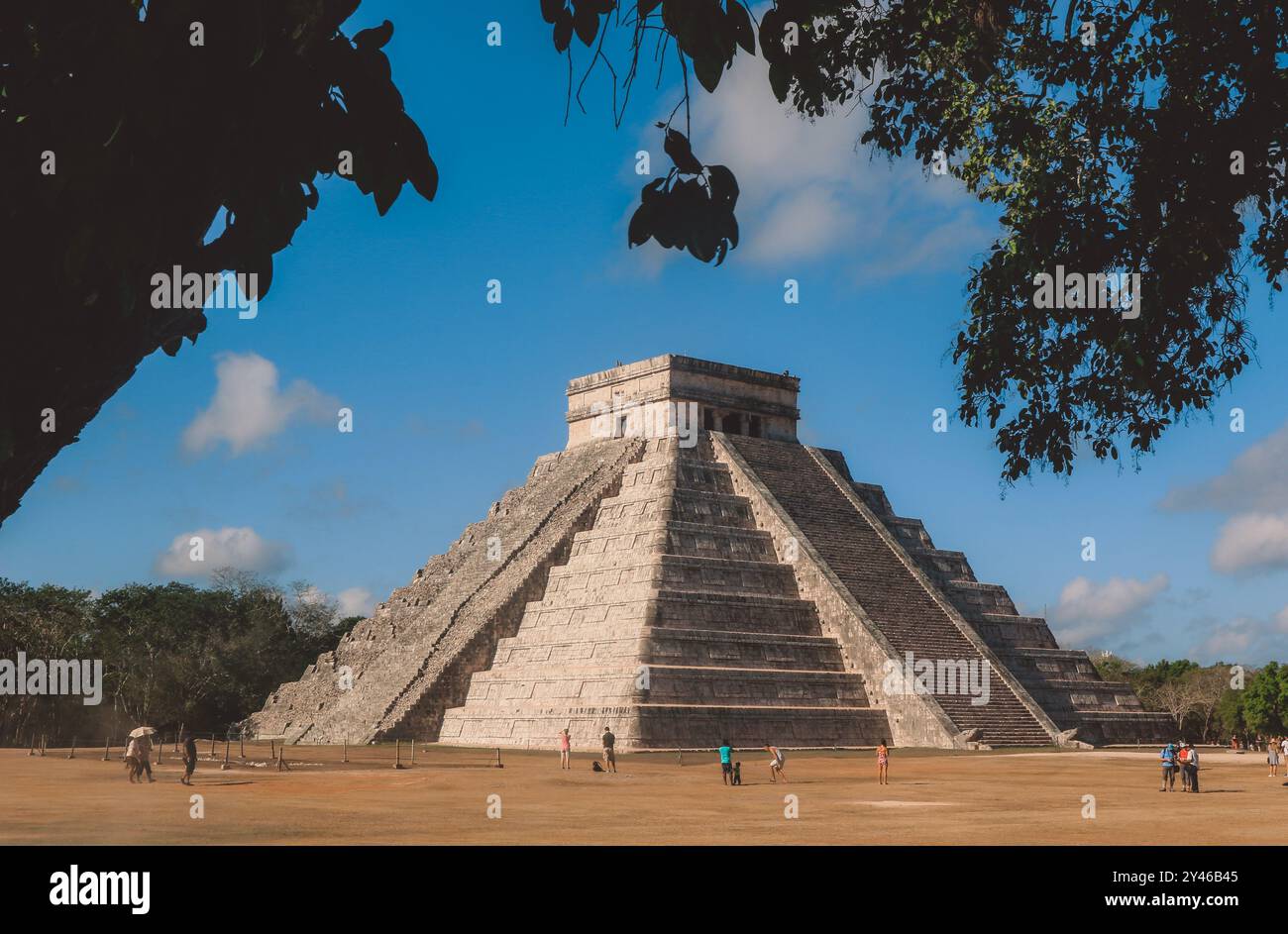 El Castillo (also known as the Temple of Kukulcan) is a Mesoamerican ...