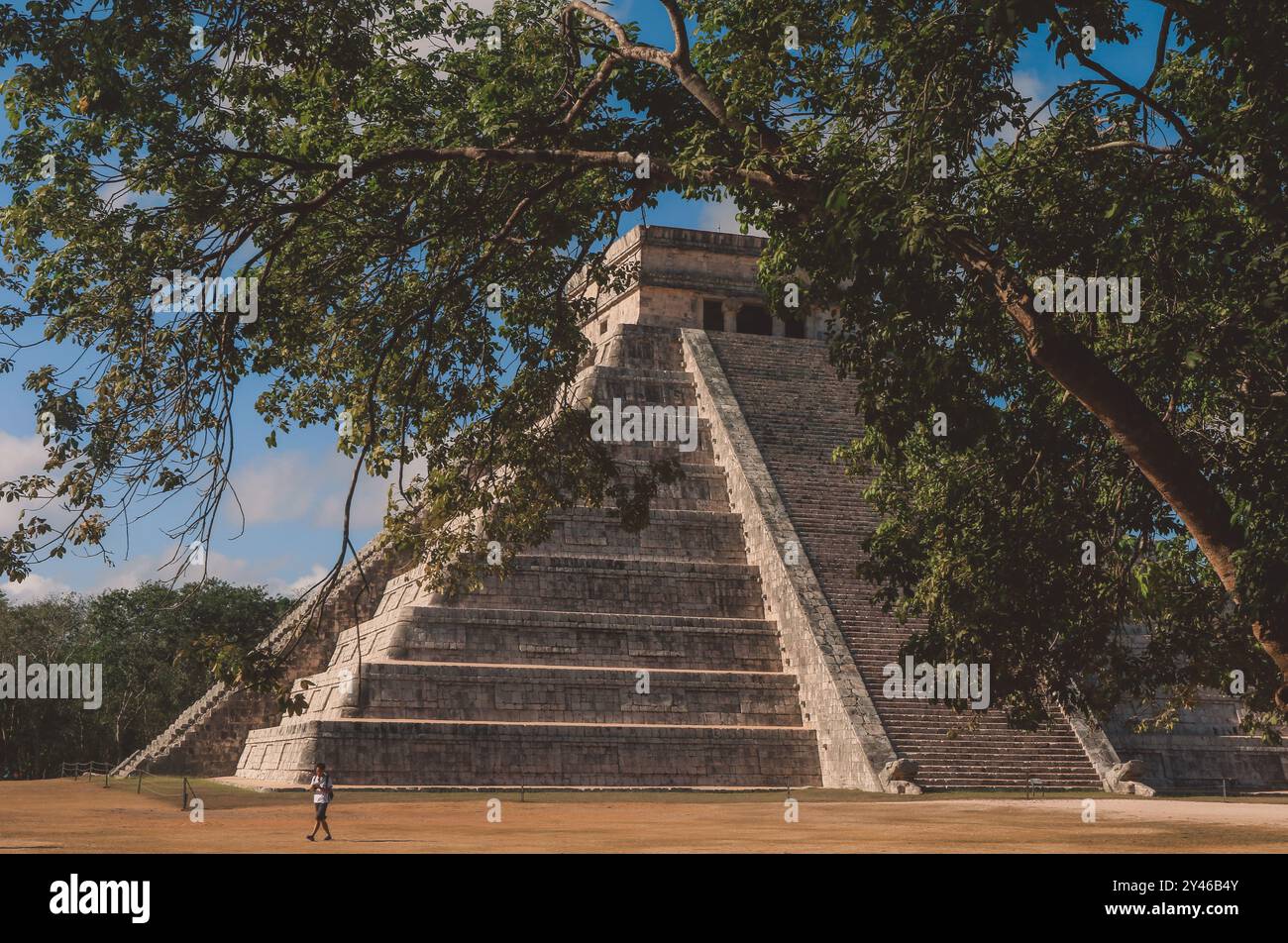 El Castillo (also known as the Temple of Kukulcan) is a Mesoamerican ...