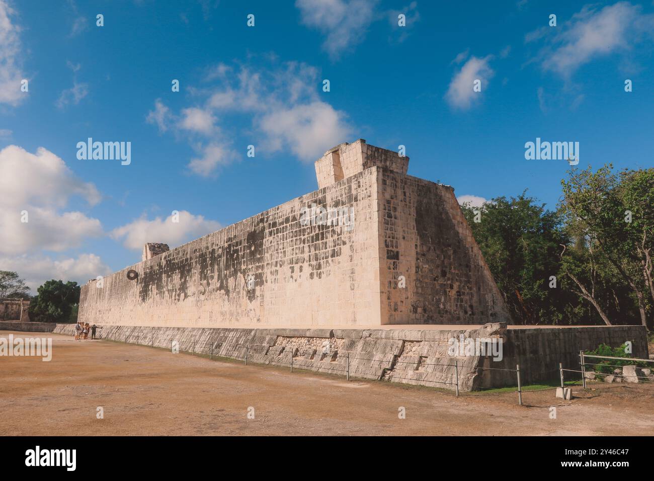 Ancient Ruins of the large pre-Columbian city Chichen Itza, built by ...