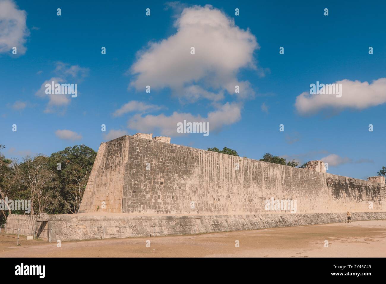 Ancient Ruins of the large pre-Columbian city Chichen Itza, built by ...