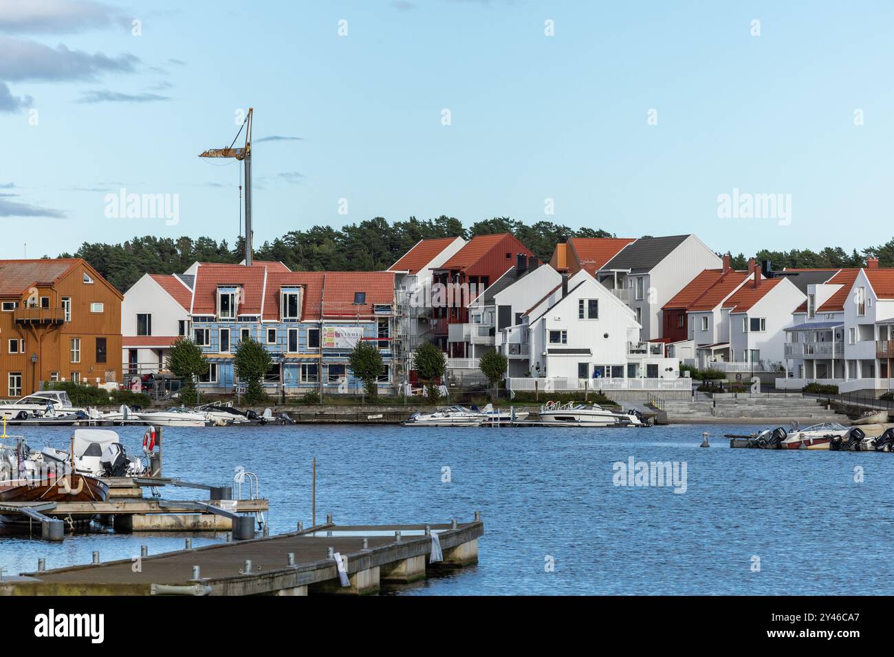 Risor, Norway. 12th Sep, 2024. A view of Risor, Norway, on September 12 ...