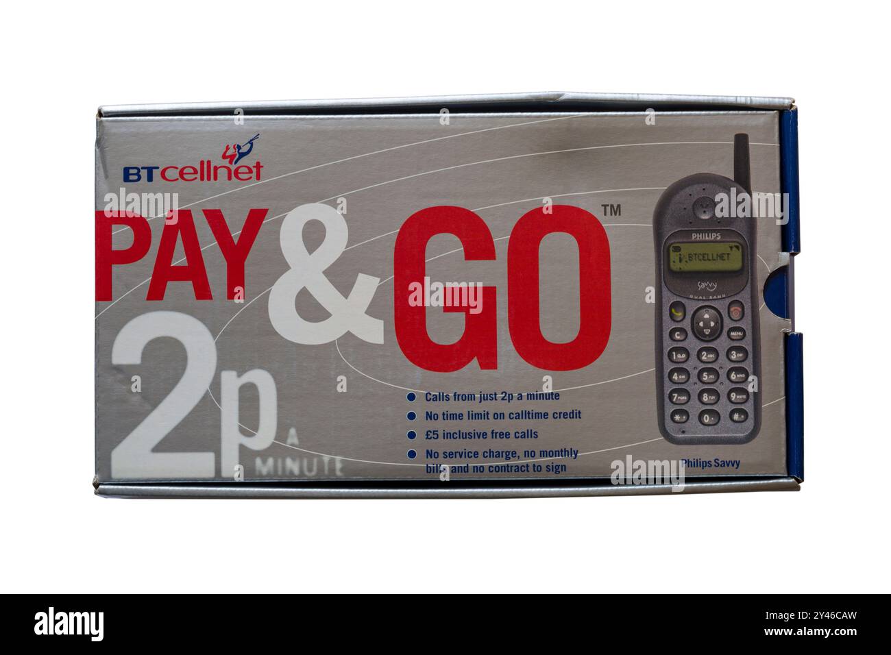 Old BT Cellnet Pay & Go Philips Savvy mobile phone, cell phone ...