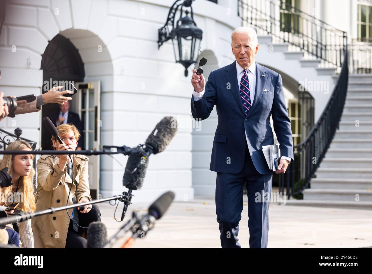 Washington DC, USA. 16th Sep, 2024. United States President Joe Biden ...
