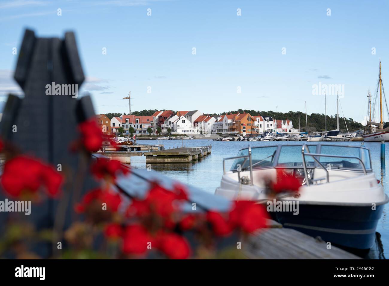 Risor, Norway. 12th Sep, 2024. A view of Risor, Norway, on September 12 ...