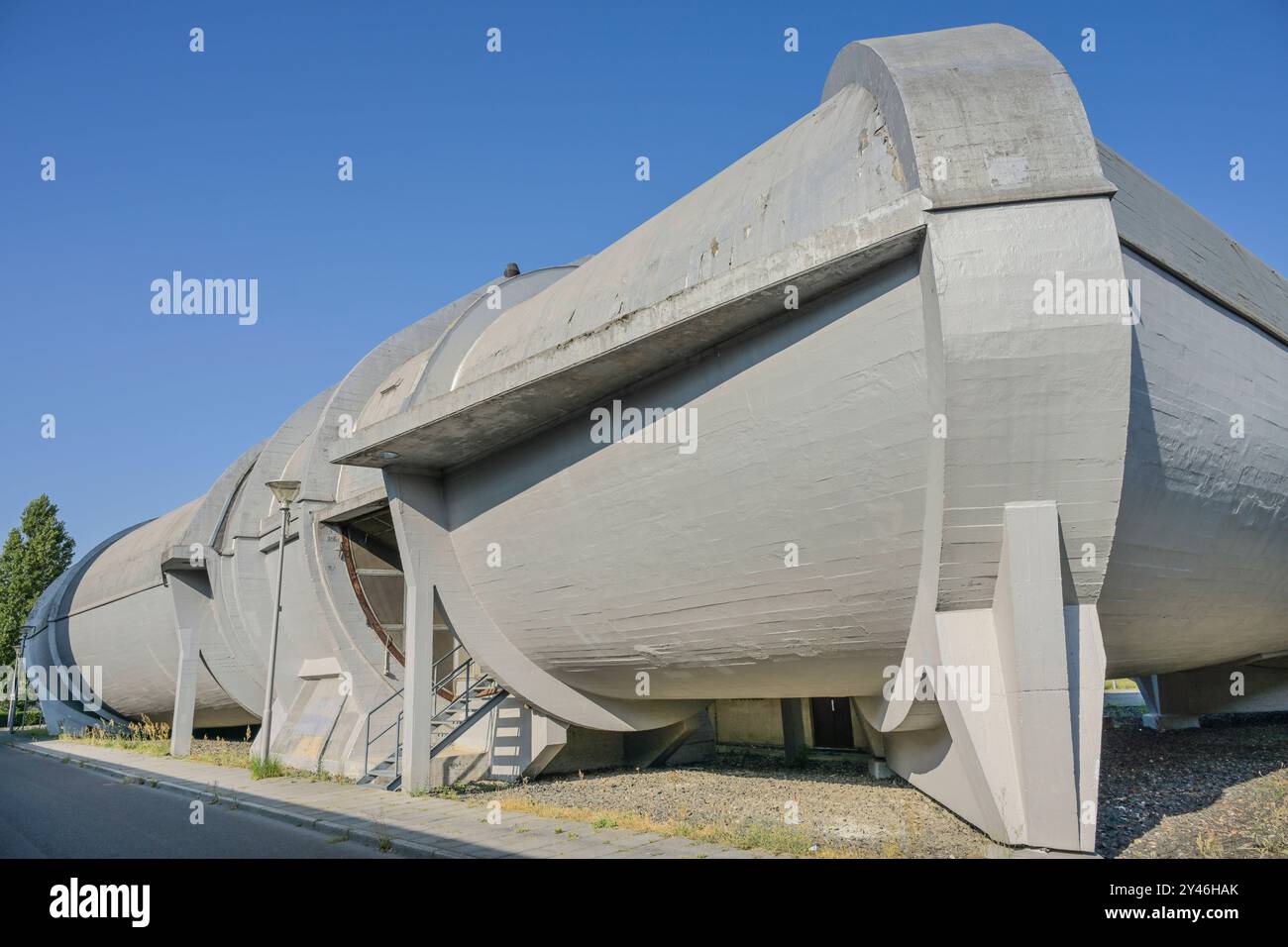 Der Große Windkanal, Aerodynamischer Park, Adlershof, Treptow-Köpenick ...