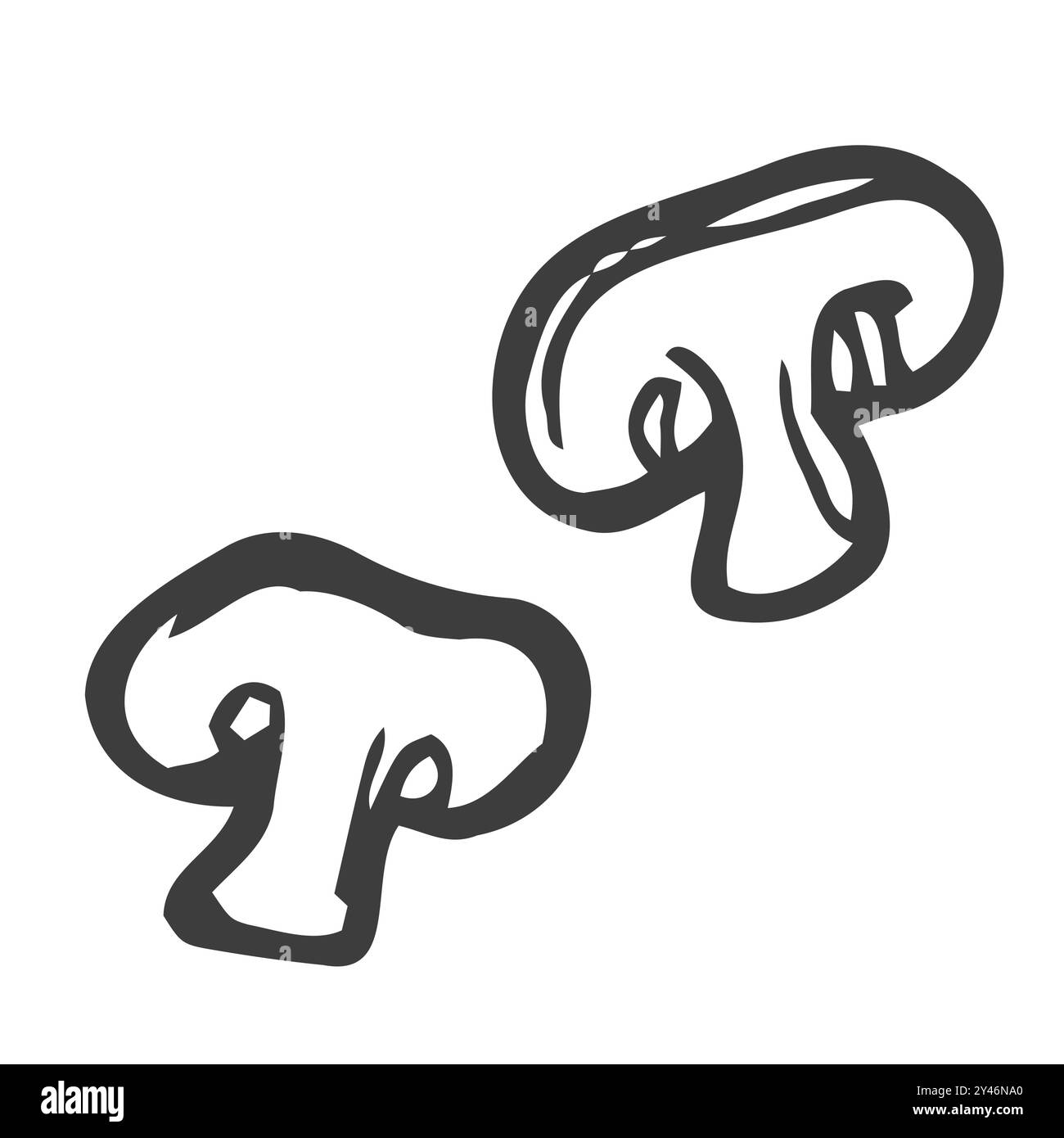 Champignons mushroom Stock Vector Images - Alamy