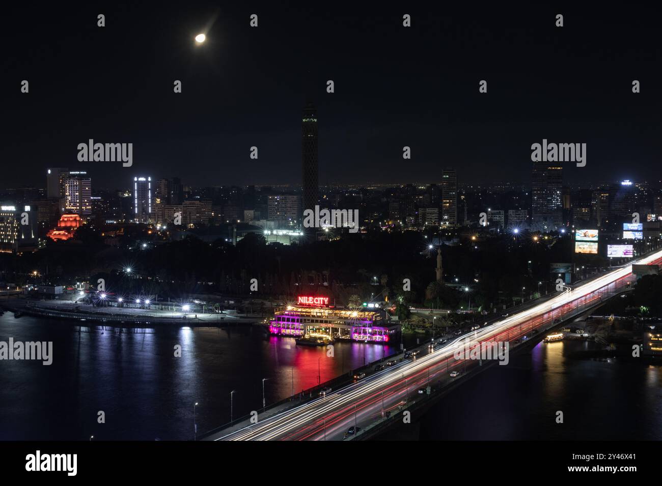Cairo, Egypt. 14th Sep, 2024. Cars drive on a section of the 6th of ...