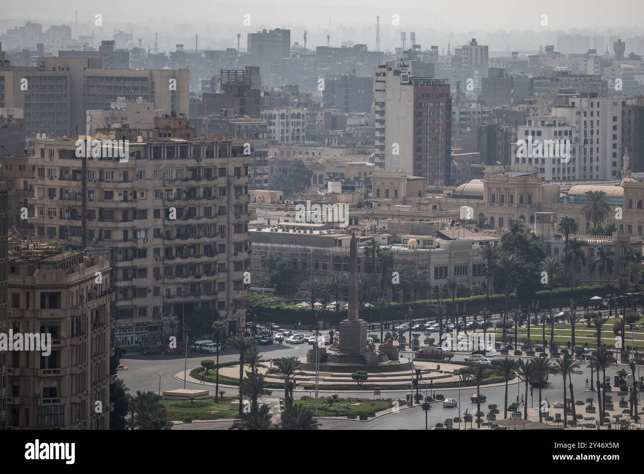 Cairo, Egypt. 13th Sep, 2024. A general view of the Ramses II Obelisk ...