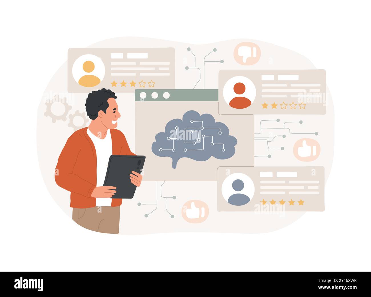 AI-Enabled Product or Service Enhancements abstract concept vector ... AI-Enabled Product or Service Enhancements abstract concept vector ...