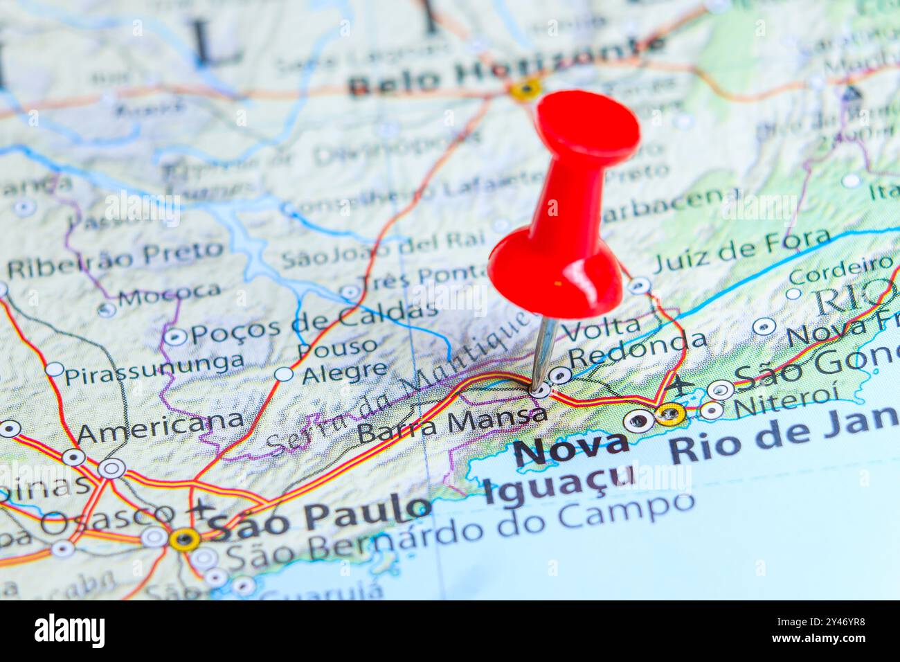 Barra mansa city map hi-res stock photography and images - Alamy