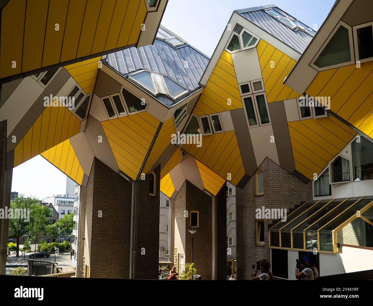 Views of the city of Rotterdam. Architecture in the city of Rotterdam ...