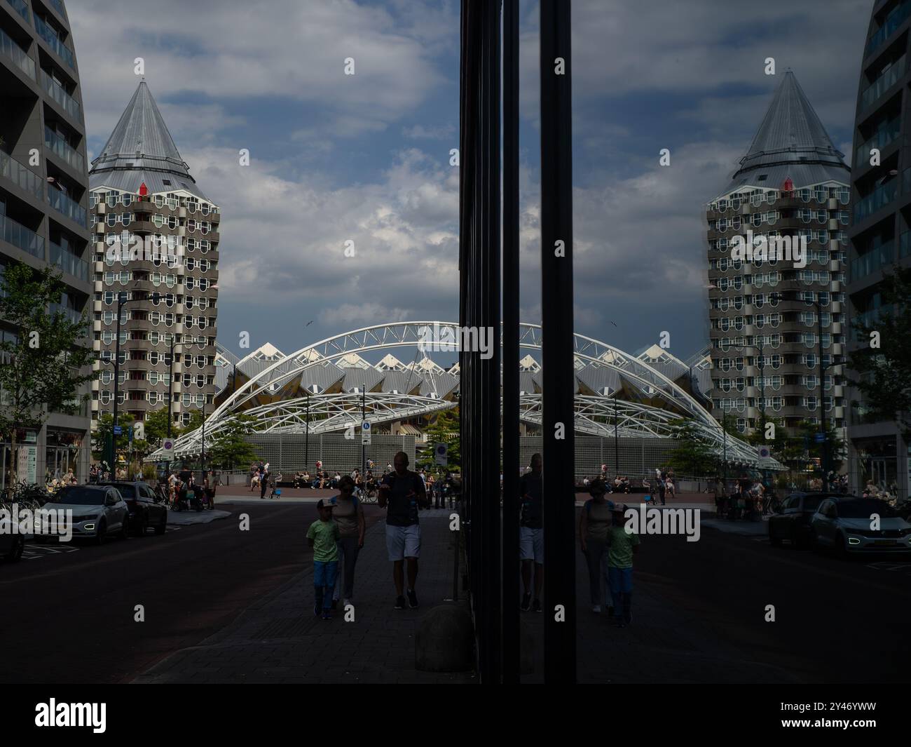 Views of the city of Rotterdam. Architecture in the city of Rotterdam ...