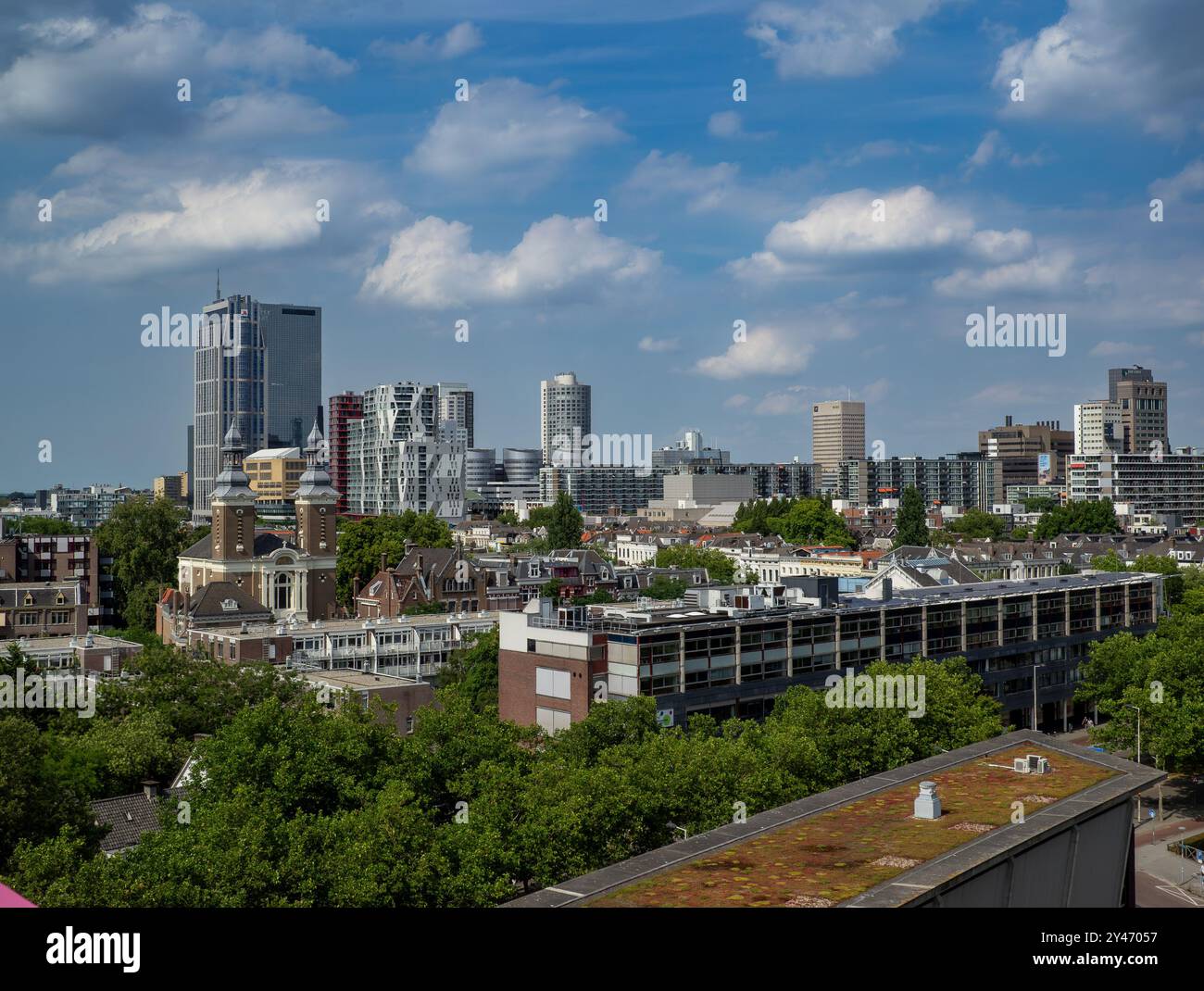 Views of the city of Rotterdam. Architecture in the city of Rotterdam ...