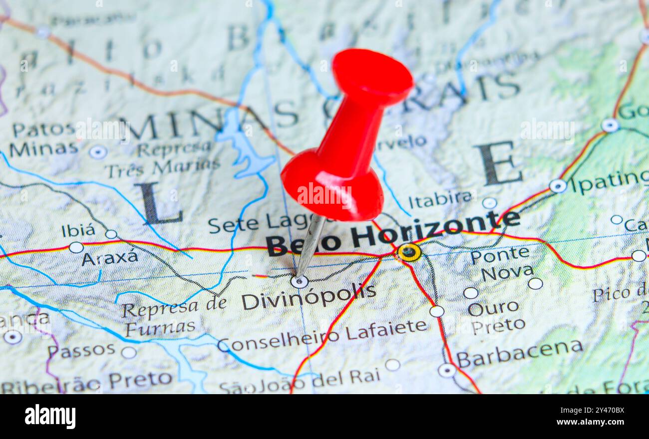 Brazil village map hi-res stock photography and images - Alamy