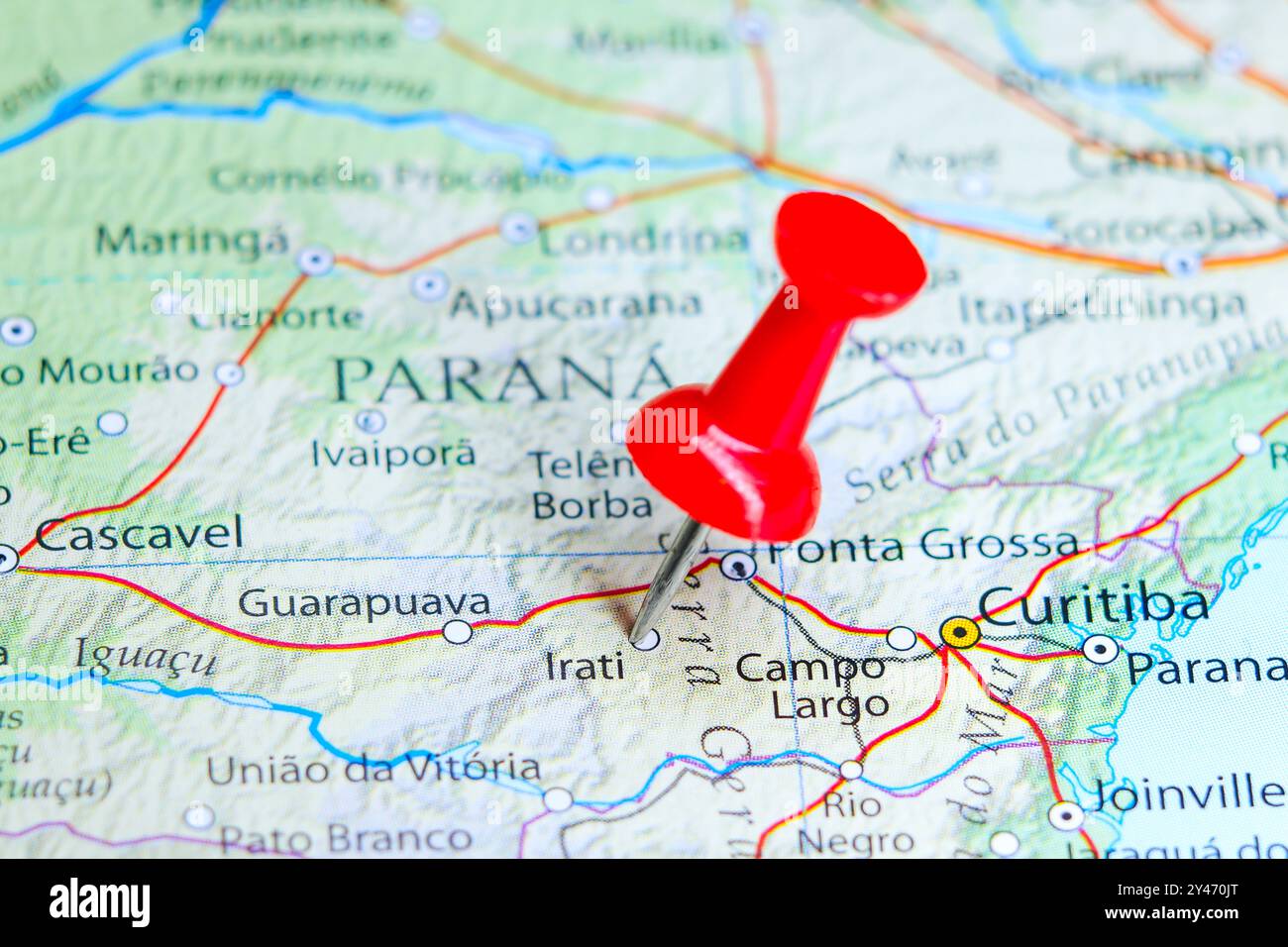 Brazil village map hi-res stock photography and images - Alamy