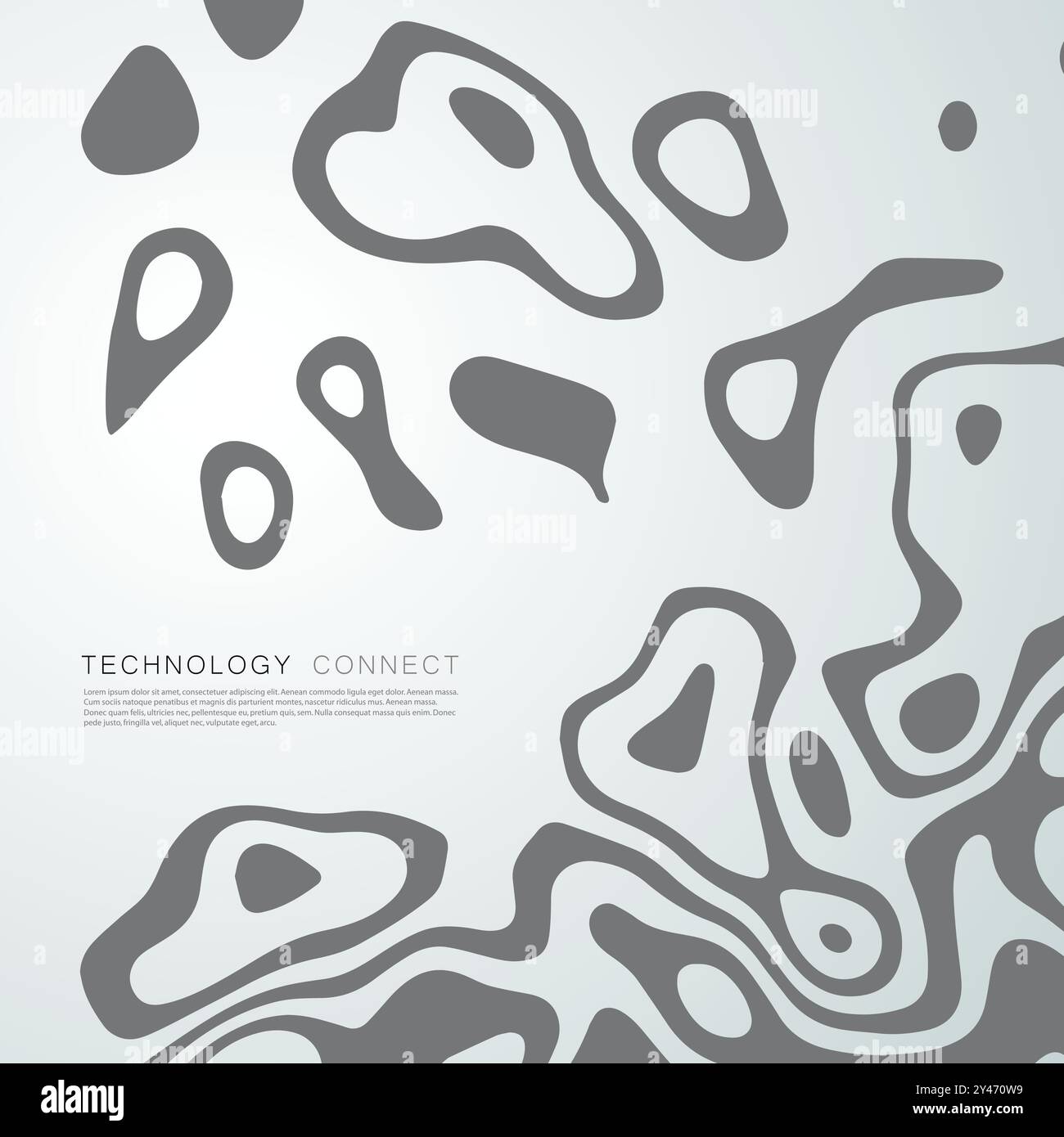 Stylized topographic contour map. Geographic line and tain relief ...