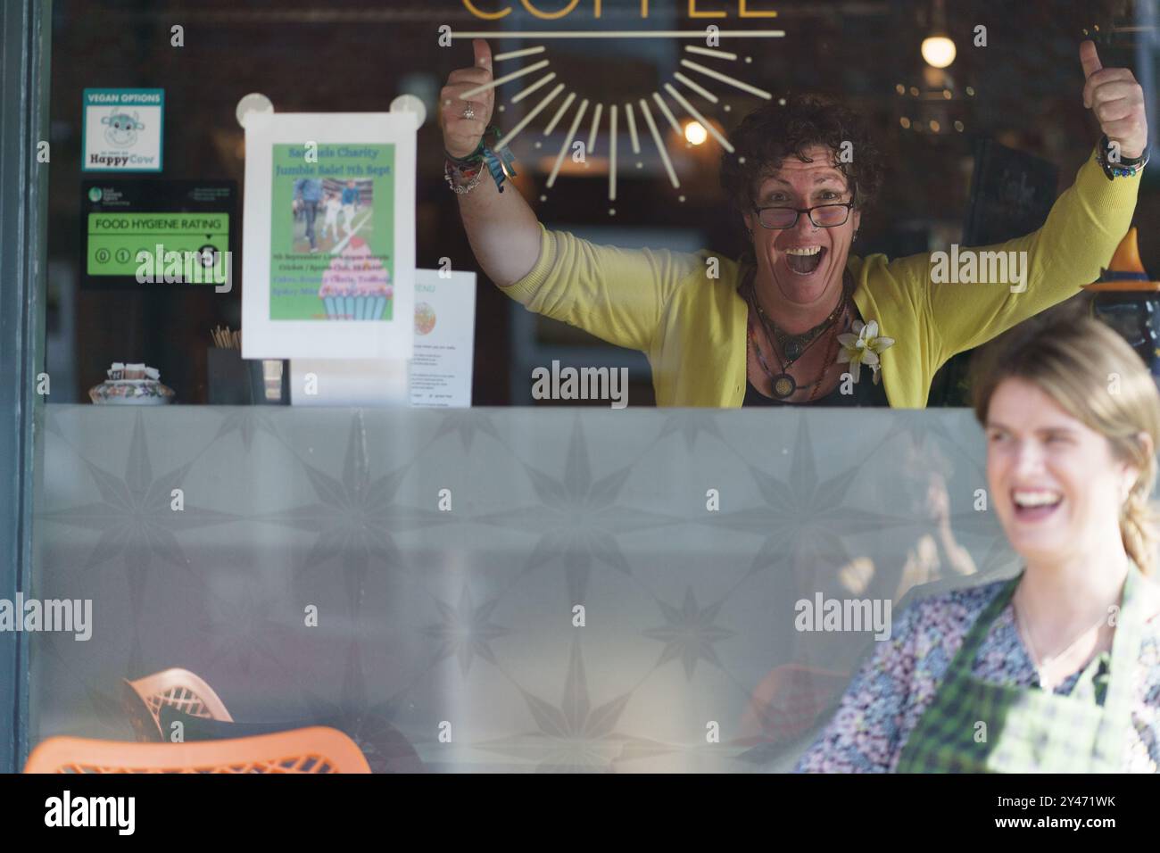 Two Suns Coffee, Marple Stock Photo - Alamy