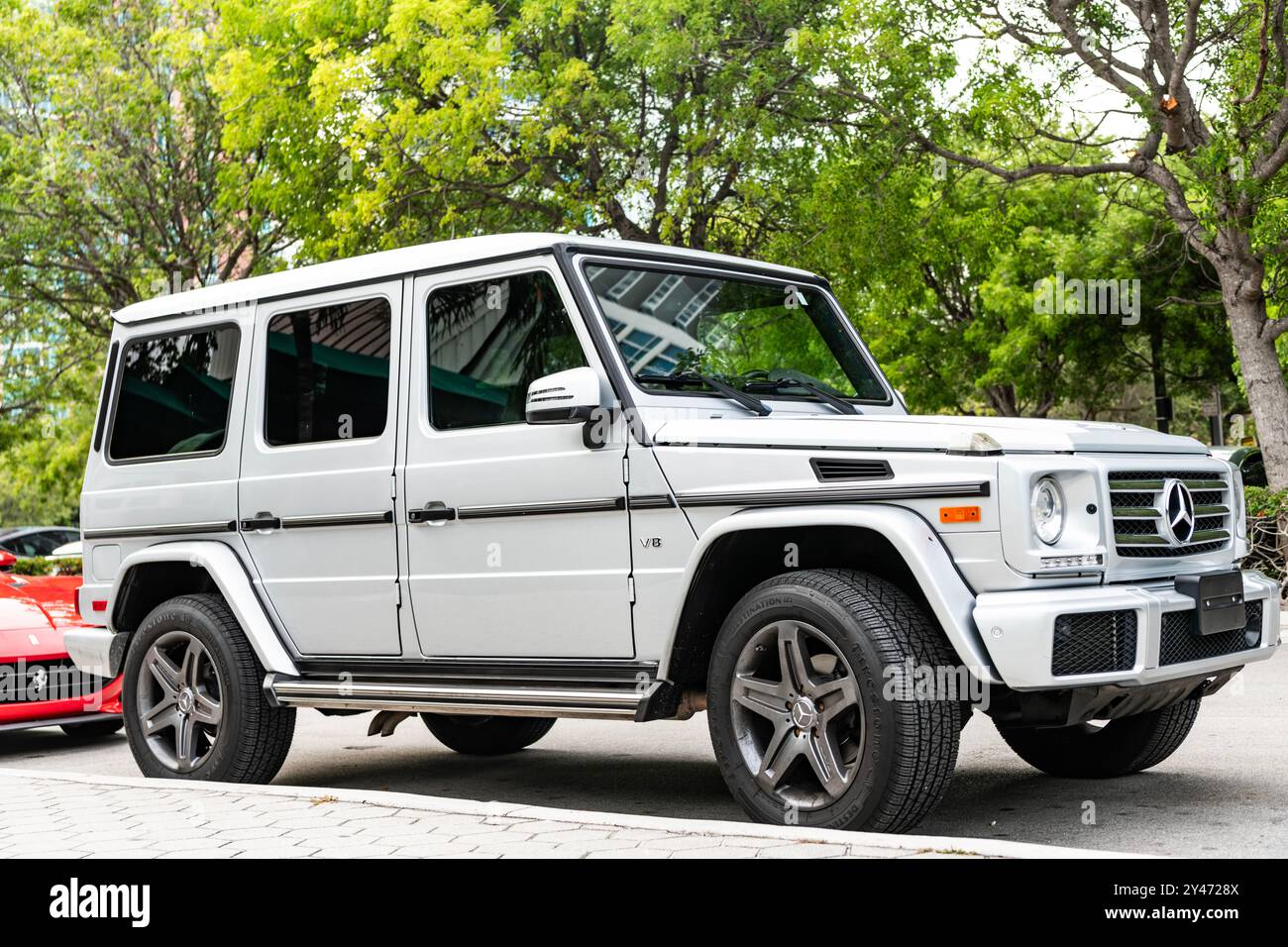 Miami Beach, Florida USA - June 10, 2024: Mercedes G55 AMG V8 ...