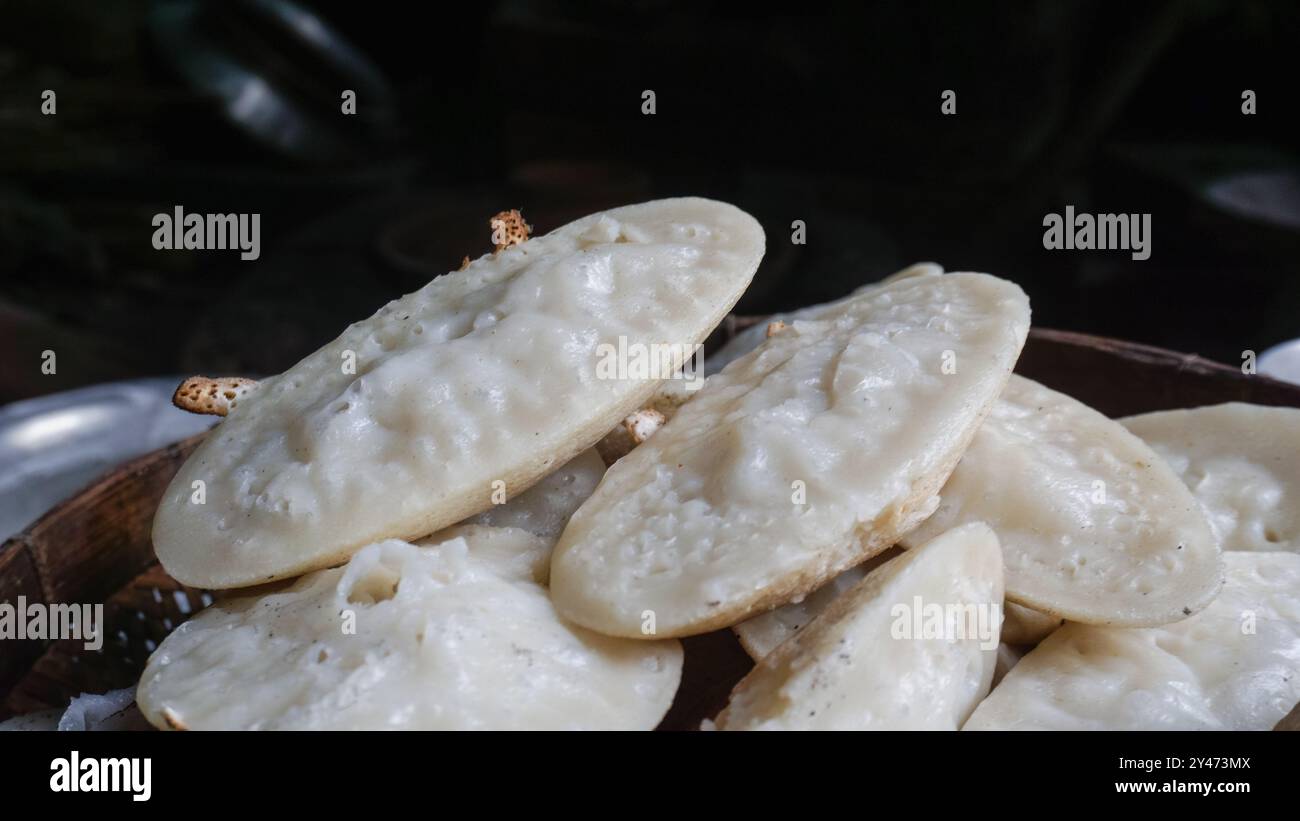 Bangladeshi pitha. Homemade winter pita chitoi pitha. Pitha is prepared ...