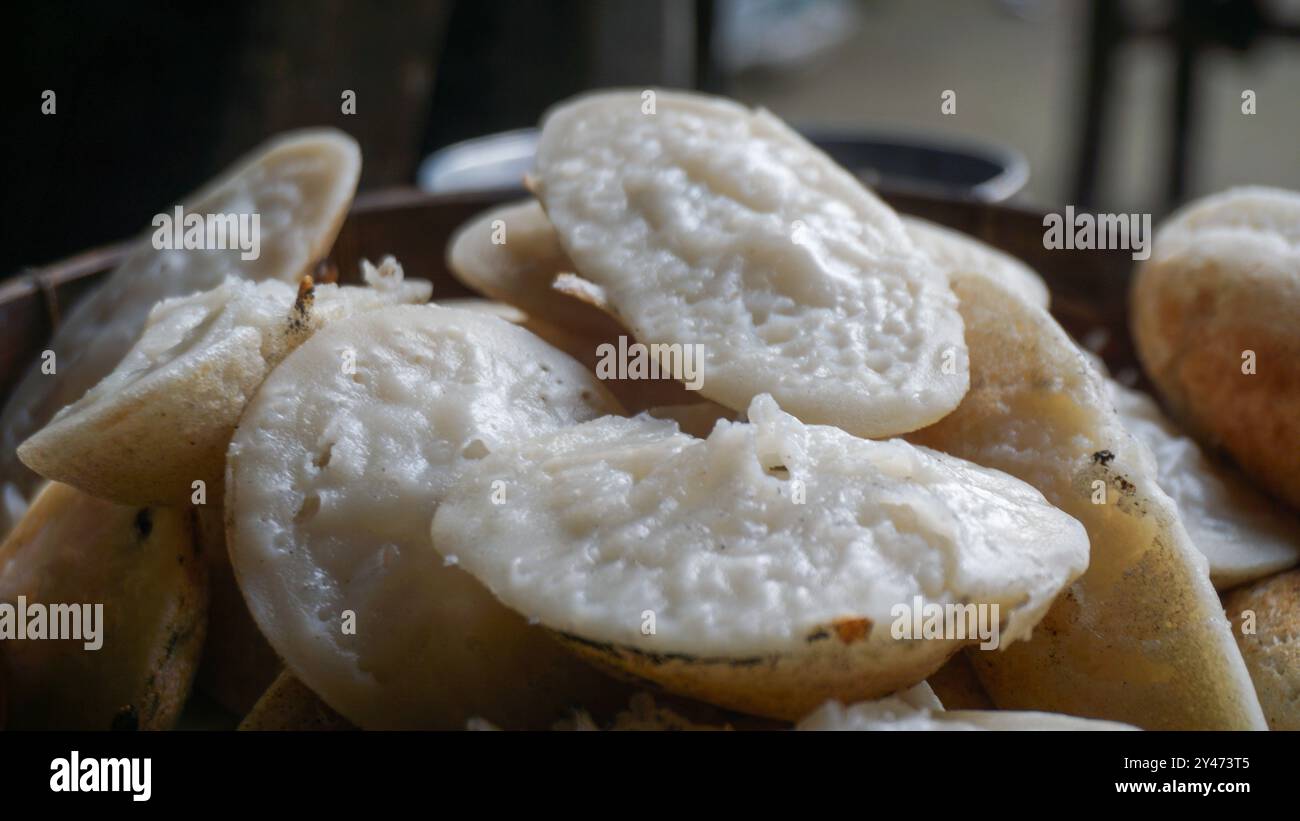 Bangladeshi pitha. Homemade winter pita chitoi pitha. Pitha is prepared ...