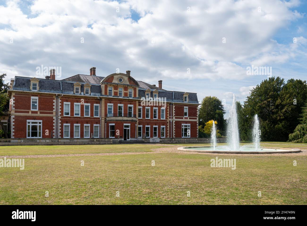 Fetcham Park Surrey, England, UK. View of Fetcham Park House, an 18th ...