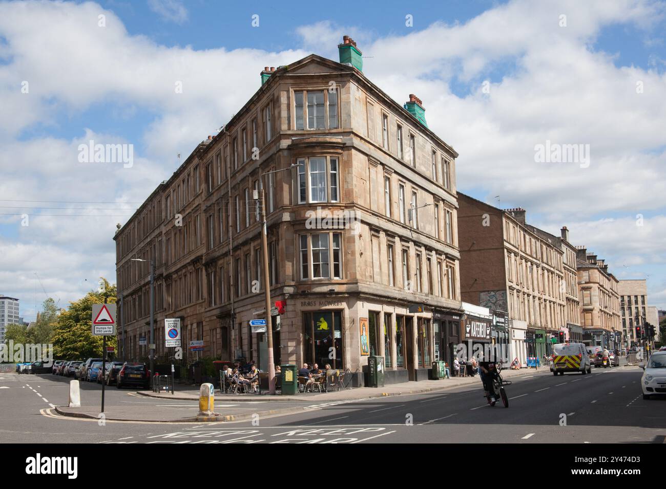 Views of Argyle Street in Finnieston, Glasgow, Scotland in the UK Stock ...