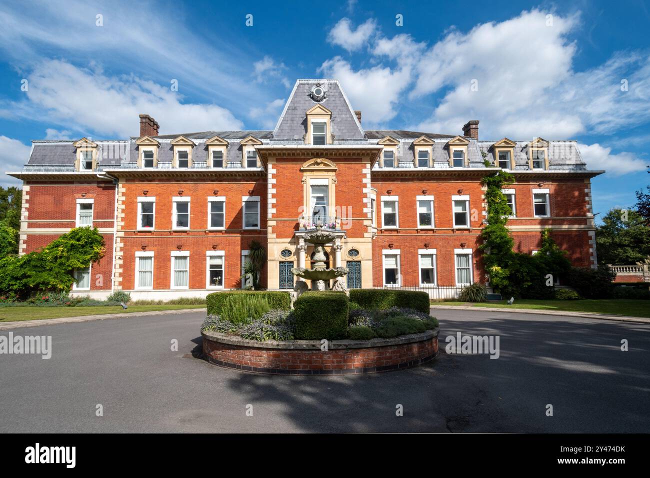 Fetcham Park Surrey, England, UK. View of Fetcham Park House, an 18th ...