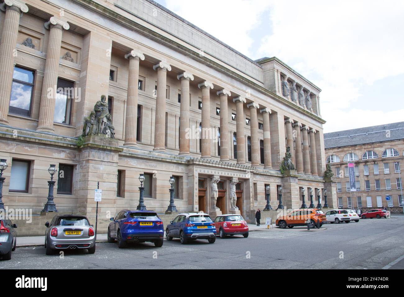 The Mitchell Library in Glasgow, Lanarkshire, Scotland in the UK Stock ...